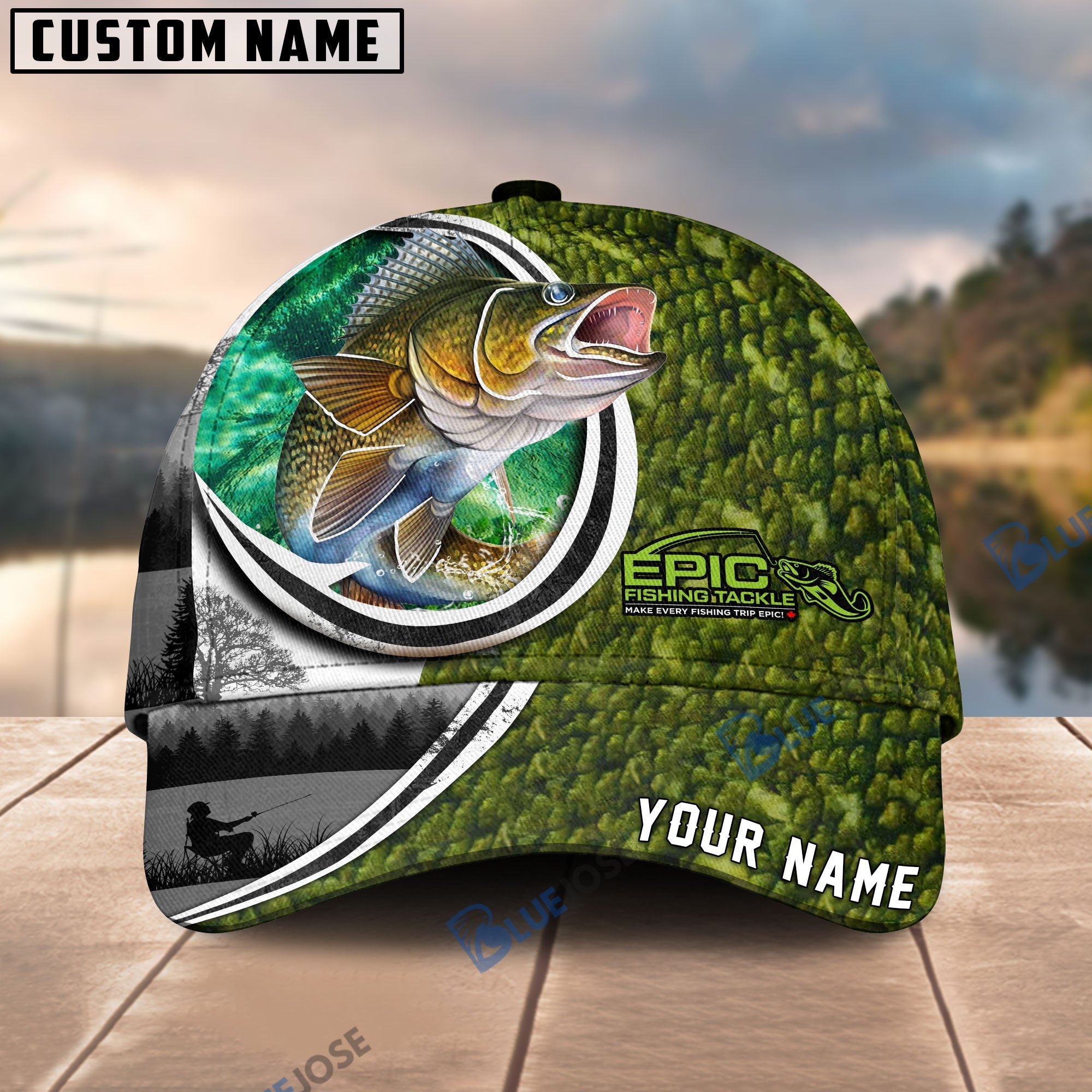 BlueJose Walleye Fishing Cap For Matt Neumann – Blue Jose