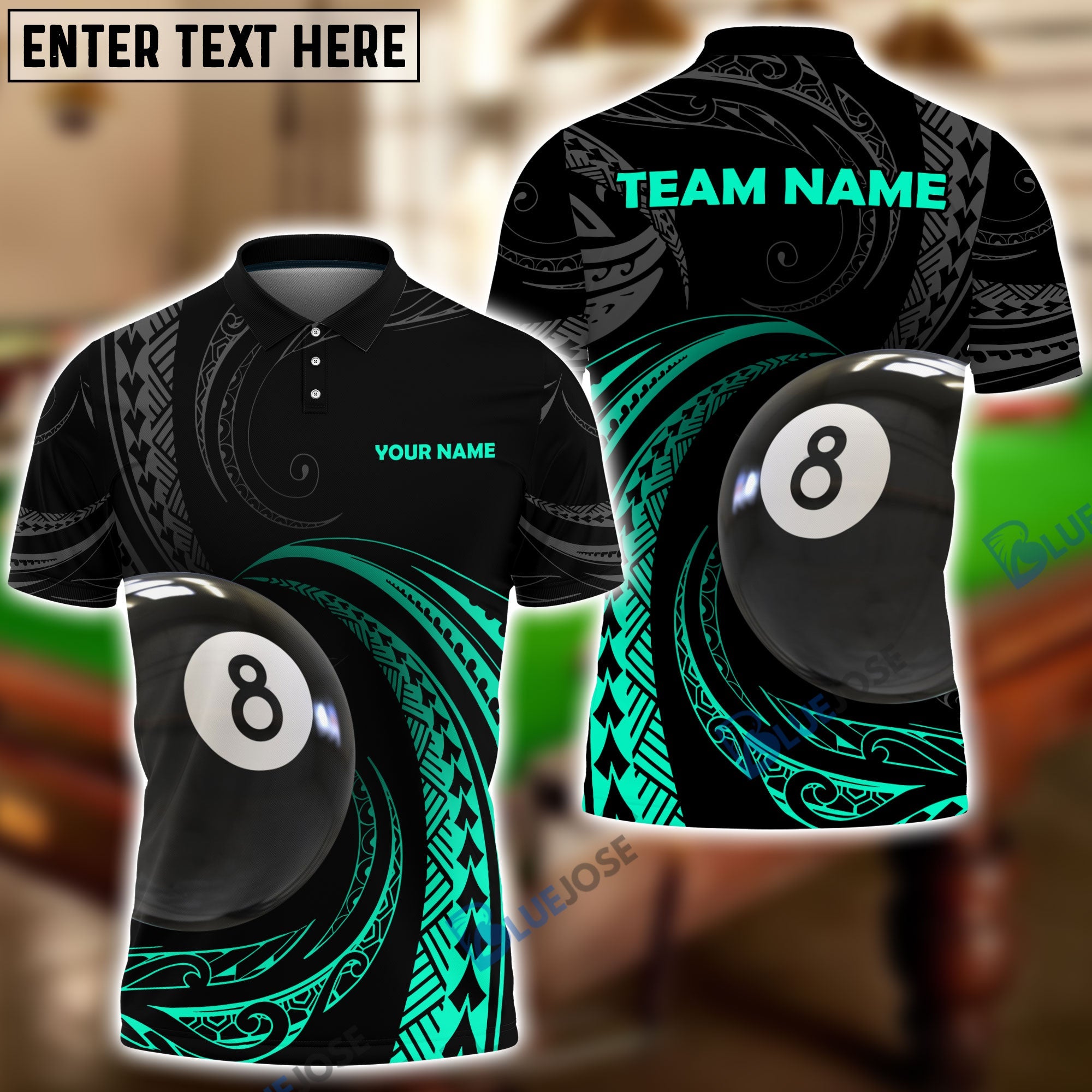 BlueJose Billiards Personalized Shirt For Rochelle Peralta – Blue Jose
